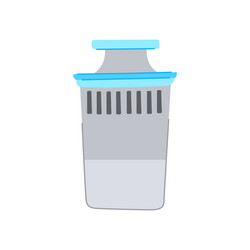 Healthy water filter cartoon Royalty Free Vector Image