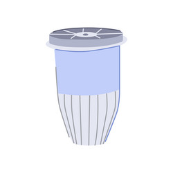 Filtration water filter cartoon Royalty Free Vector Image