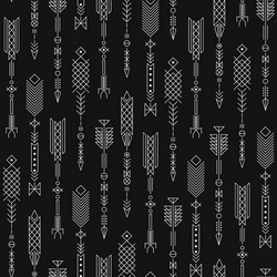 Seamless abstract pattern with stylized arrows Vector Image