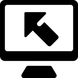 Laptop cursor Royalty Free Vector Image - VectorStock