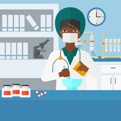Pharmacist Cartoon Preparing Vector Images (94)