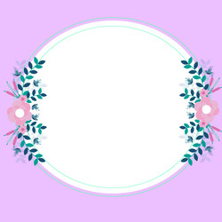 Pink Purple Floral Frame Vector Images (over 4,700)