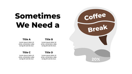 Coffee break Royalty Free Vector Image - VectorStock