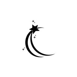 Fast star logo template Royalty Free Vector Image