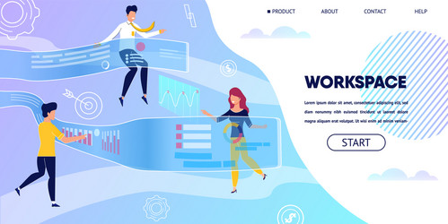 Virtual Workspace Vector Images (over 580)