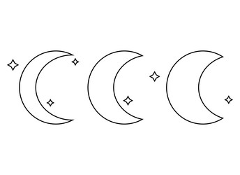 Moon clipart Royalty Free Vector Image - VectorStock