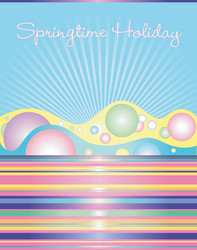 Beautiful easter holiday background Royalty Free Vector