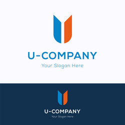 U company logo Royalty Free Vector Image - VectorStock