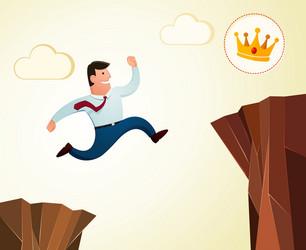 Progression from start to success challenge Vector Image