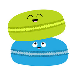 Simple macarons icon Royalty Free Vector Image