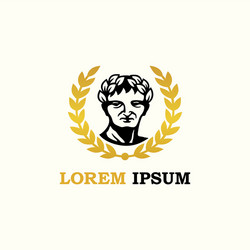 Caesar emblem Royalty Free Vector Image - VectorStock