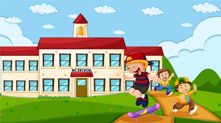 School Playtime Clipart