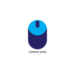 Computer mouse logo Royalty Free Vector Image - VectorStock