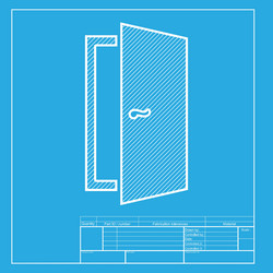 Unlock sign white section of icon Royalty Free Vector Image