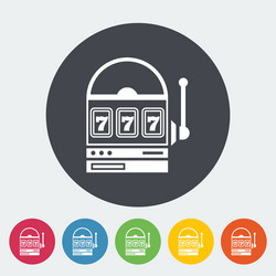 Vintage slot machine Royalty Free Vector Image