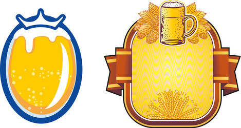 Beer mug Royalty Free Vector Image - VectorStock