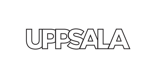 Orebro in the sweden emblem the design features Vector Image