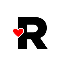 Letter R Heart Vector Images (over 220)