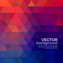 Abstract red triangle background Royalty Free Vector Image