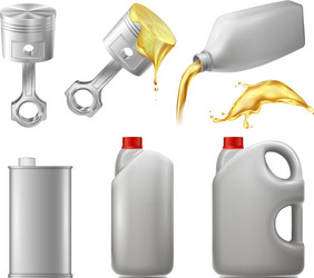 Engine oil splashes poster Royalty Free Vector Image