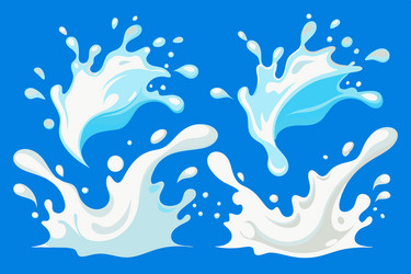 Milk splash art Royalty Free Vector Image - VectorStock