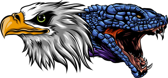Eagle Eating Snake Logo