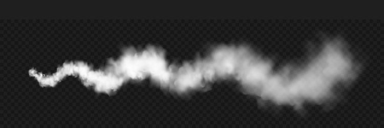 Realistic missile or bullet trail airplane Vector Image