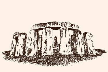 Stonehenge Megalith Stone Vector Images (over 150)