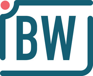 Initial letter ip camera logo design template Vector Image