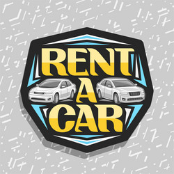 Logo for car rental Royalty Free Vector Image - VectorStock