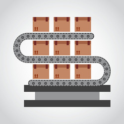 Packing machine Royalty Free Vector Image - VectorStock