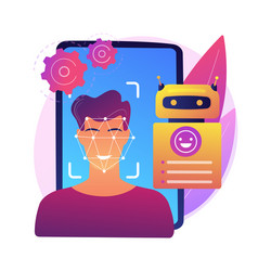 Emotion detection abstract concept Royalty Free Vector Image