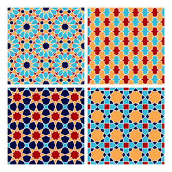 Islamic geometry pattern Royalty Free Vector Image