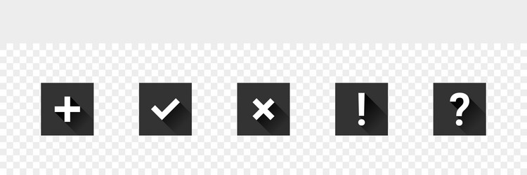 Check Mark and X Vector Images (over 4,600)