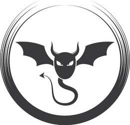 Devil logo Royalty Free Vector Image - VectorStock