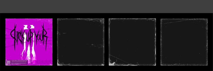 Realistic paper texture for album cover overlay Vector Image