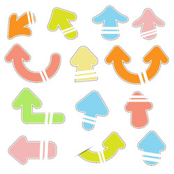 Cute Arrow Sticker Vector Images (over 3,100)