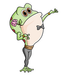 Frog Dancing Cartoon Vector Images (99)