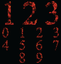 Flame Numbers Vector Images (over 4,100)