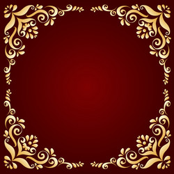 Golden frame Royalty Free Vector Image - VectorStock