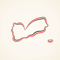 Yemen Map Yemeni Vector Images (over 190)