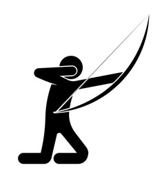 Stick Figure Archery Vector Images (93)