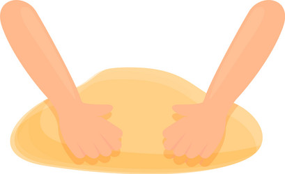 Rolling dough icon cartoon style Royalty Free Vector Image