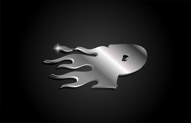 P alphabet letter logo icon creative design Vector Image