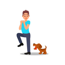 Dog Barking Man Vector Images (over 140)