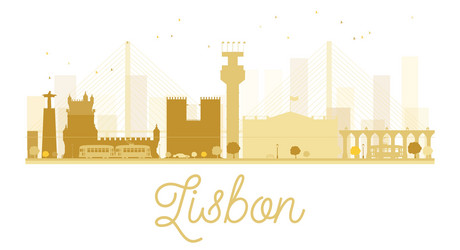Lisbon City Skyline Silhouette Vector Images (over 180)