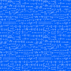 Black hand-drawn complicated scientific formulas Vector Image