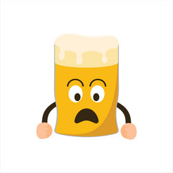 Beer emoticon Royalty Free Vector Image - VectorStock