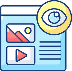 Pageviews icon Royalty Free Vector Image - VectorStock