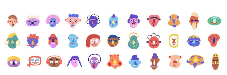 Abstract Avatar Vector Images (over 35,000)